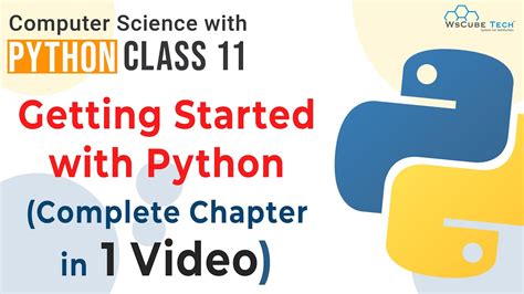 Full Chapter Getting Started With Python One Shot Video With
