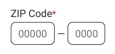 Forms Best Input Method For 5 Or 9 Digit Zip Codes User Experience