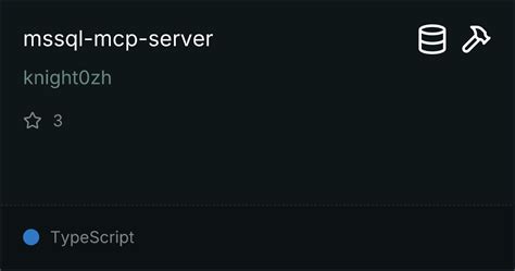 Mssql Mcp Server Glama
