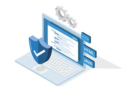 Programming And Coding Data Protection And Cyber Security Concept