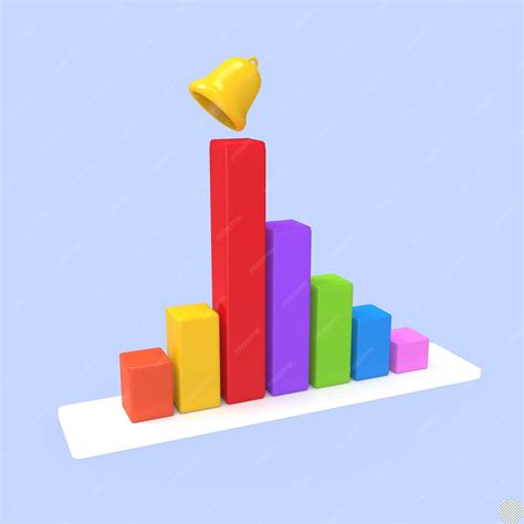 Premium Psd 3d Data Analysis Bar Finances Growth Business Success
