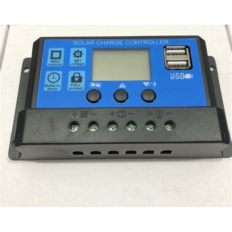 Solar Charge Controller 30a Pwm Blue Shopee Philippines