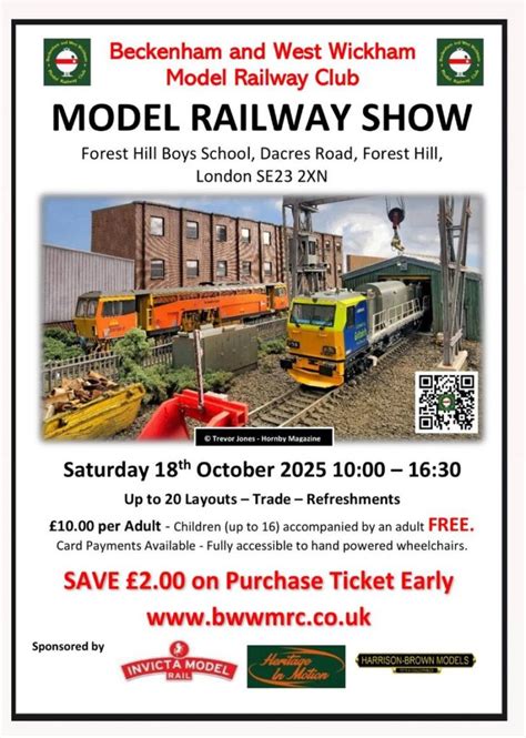 Beckenham And West Wickham Model Railway Show Saturday 18th October