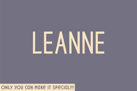 Leanne Font By Hanna Bie Creative Fabrica