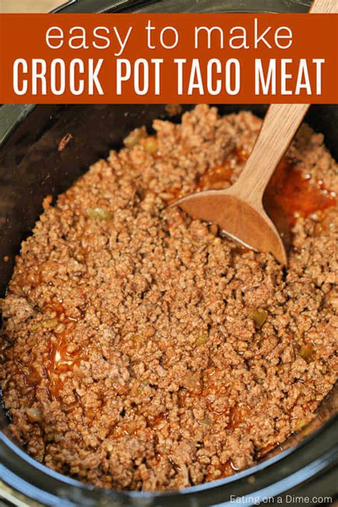 Ground Beef For Tacos Crock Pot At Ricardo Fletcher Blog