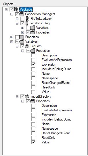 Controlling Ssis With Package Configuration Andy Brownsword