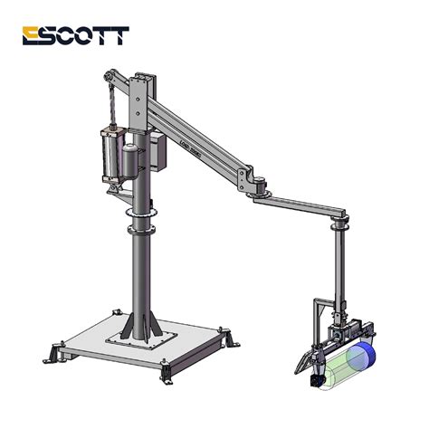 Material Handling Equipment Pick And Place Robot Arm Pneumatic Manipulator For Roll Cylinder