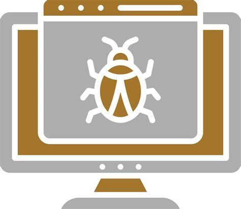 Computer Bug Icon Style Vector Art At Vecteezy