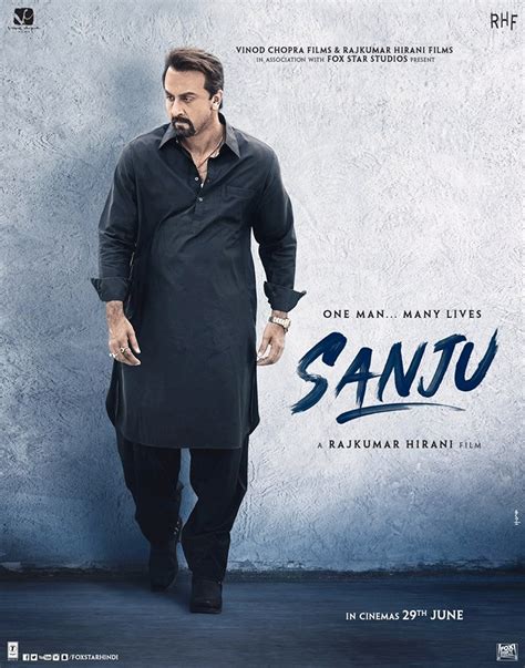 Sanju Movie Posters Ranbir Kapoor Transforms Into Sanjay Dutt News
