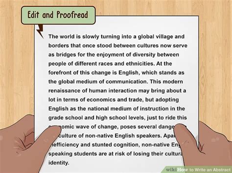 How To Write An Abstract With Pictures WikiHow
