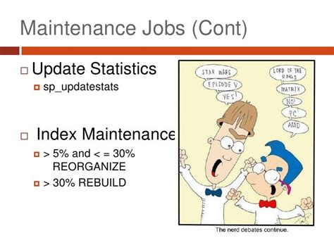 Automating Routine Maintenance