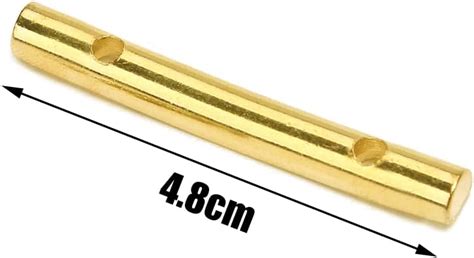 2 Pcs Brass Guitar String Retainer Bars 48mm Electric Guitar Tension