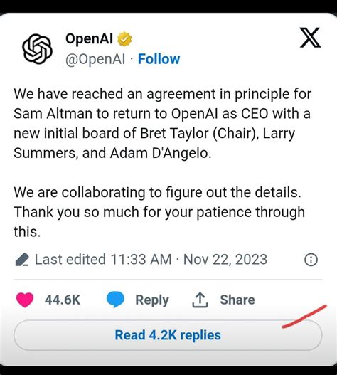 Himanshu Maheshwari On Linkedin Ai Openai Samaltman Leadership Trusttheprocess Trust