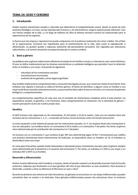 TEMA 24 SEXO Y Cerebro Warning TT Undefined Function 32 Warning TT Undefined Function 32