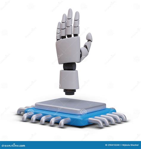 Realistic Robotic Arm Microprocessor Programmable Equipment Simulation Manipulator Stock