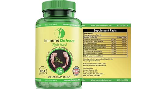 Immune Support Supplement Natural And Organic Immune