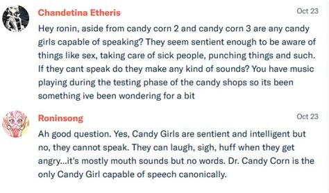 Can Candy Girls Speak By Roninsong From Patreon Kemono