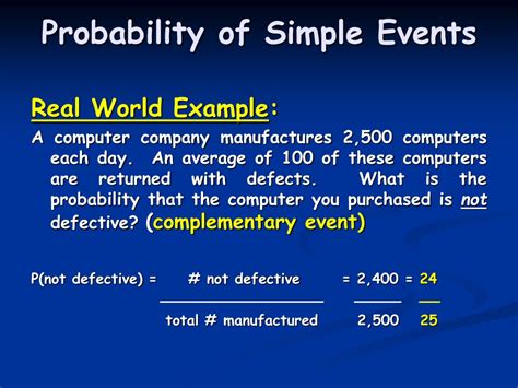 PPT Probability Of Simple Events PowerPoint Presentation Free Download ID 9334489