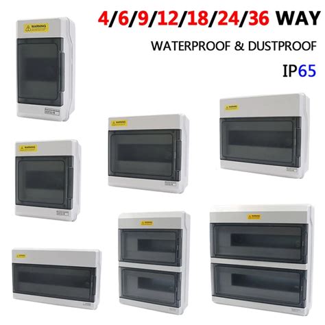 Consumer Unit Enclosure Distribution Box Fuse Box 4 Way 36 Way Waterproof Ip65 £20 34
