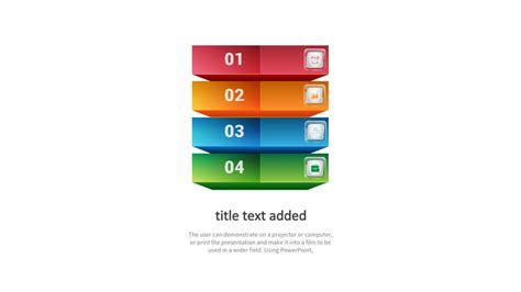 Set Of Four Colorful Boxes With Numbers Google Slide Theme And Powerpoint Template Slidedocs