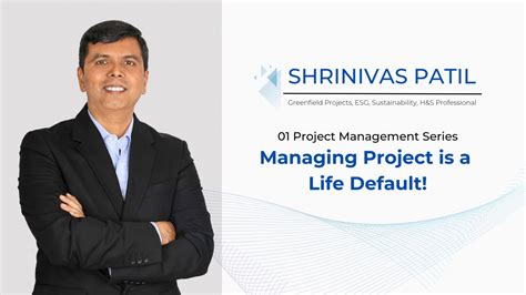 Shrinivas Patil On Linkedin Projectmanagement Pmi Videosonprojectmanagement Projects