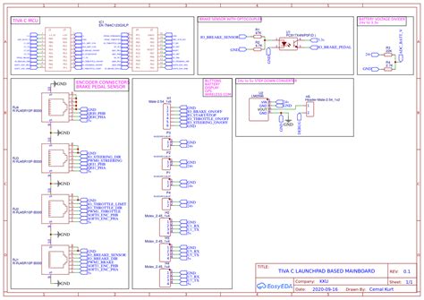 Tiva C Mainboard EasyEDA Open Source Hardware Lab