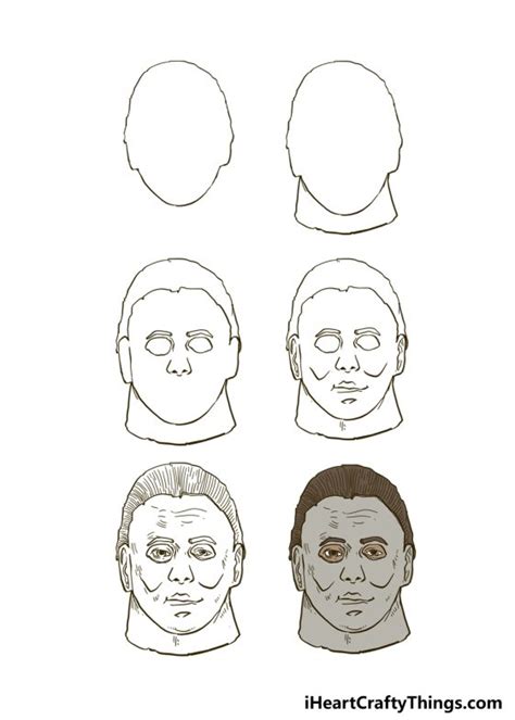 How To Draw Michael Myers Step By Step