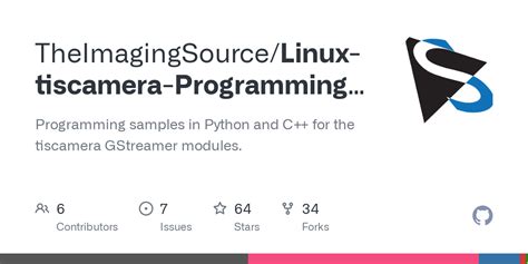 GitHub TheImagingSource Linux Tiscamera Programming Samples