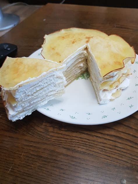 달콤 폭신한 크레이프 케이크 만들기