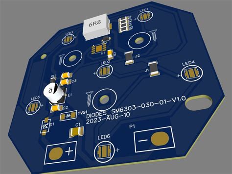 PCB For LED Lamp With Constant Current Driver Sch PCB Fab Assembly Upwork