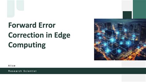 Forward Error Correction In Edge Computing Ppt Powerpoint Acp