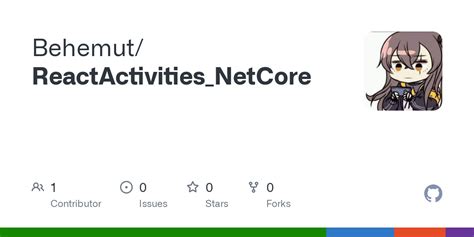 Github Behemutreactactivitiesnetcore