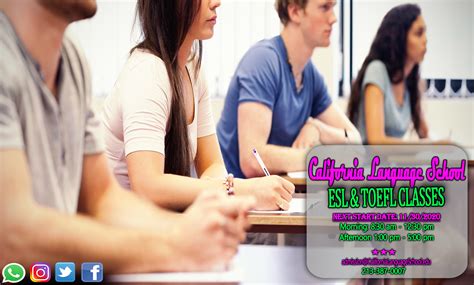 Now Enrolling For December Classes California Language School