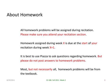 Ppt Cs 180 Problem Solving And Object Oriented Programming Fall 2011