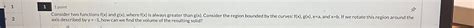 Solved Consider Two Functions Fx ﻿and Gx ﻿where Fx