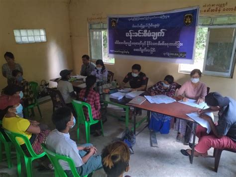 ဝါးခယ်မမြို့နယ်တွင် ပန်းခင်းစီမံချက်ဖြင့် ကျေးရွာနေပြည်သူများအား နိုင