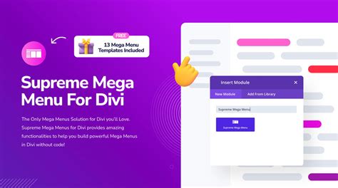 Supreme Mega Menu Divi Extensions
