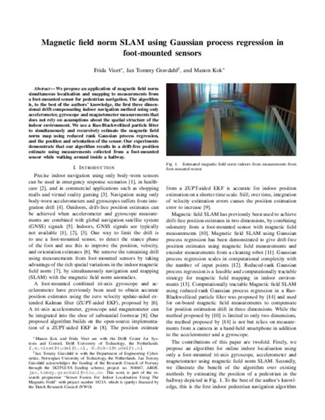 pdf magnetic field norm slam using gaussian process regression in