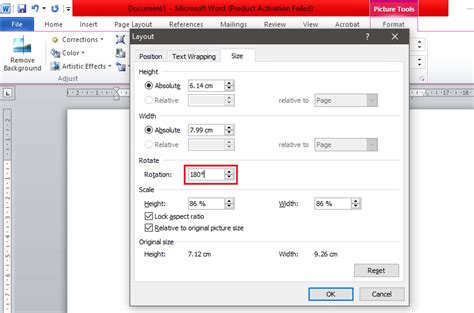 How To Rotate A Picture Or Image In Word TechCult