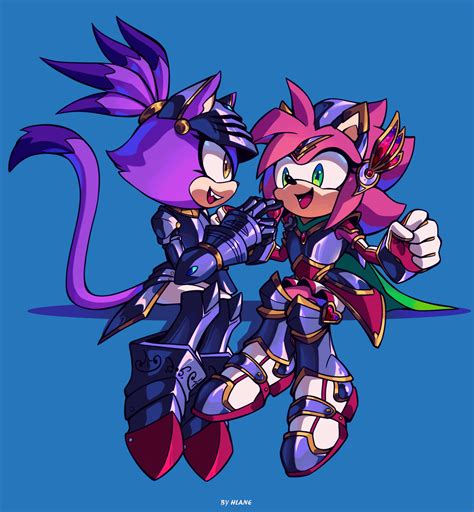 Amy Rose Blaze The Cat Percival And Amy Rose Sonic And 2 More