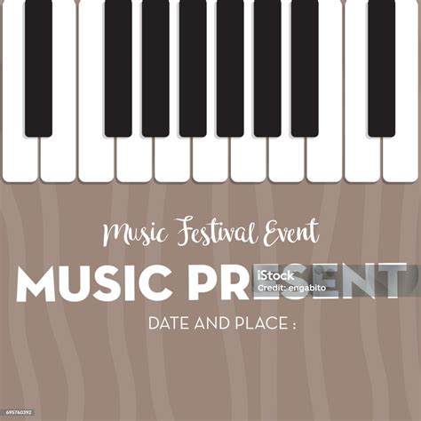 음악 축제 이벤트 배너 브로셔 전단지 날짜와 장소 공간 서식 파일에 대 한 포스터 이벤트 벡터 일러스트 레이 션 기타 현악기에