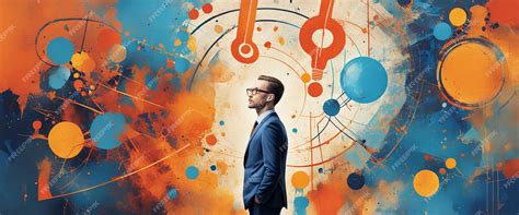 Abstract Contemporary Modern Background Business Graphic Concept Art