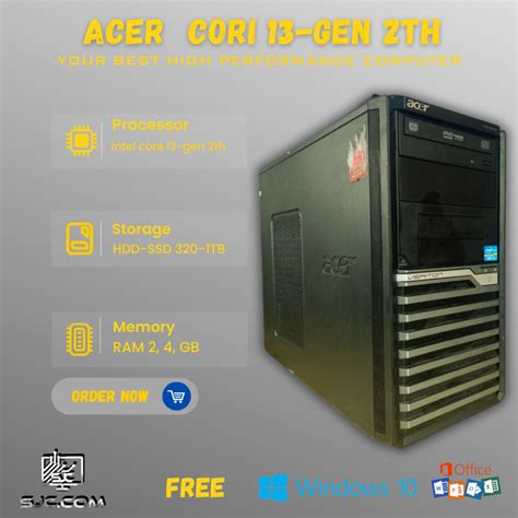 Jual PC CPU COMPUTER ACER MURAH Shopee Indonesia