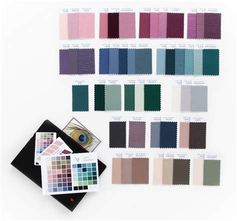 Soft Summer Top Ten Colours Fabric Swatches Artofit