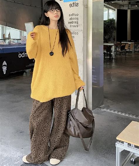 [호피 데일리] 틴더 레오파드 밴딩 와이드 팬츠