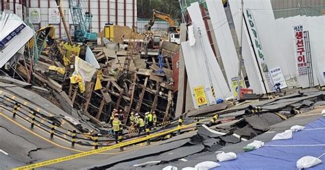 경찰 ‘붕괴 신안산선 시공사 포스코이앤씨 관계자 포함 3명 입건