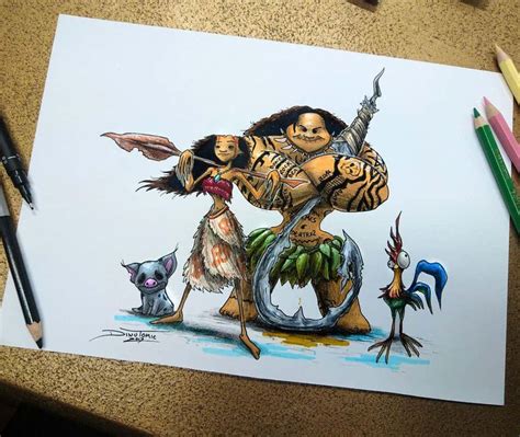 10 Pieces Of Unbelievably Gorgeous Moana Fan Art