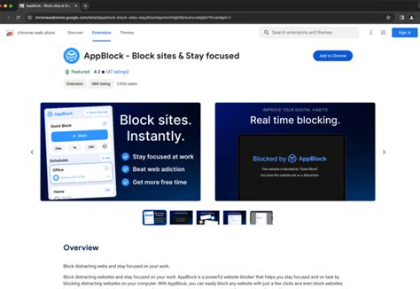 Chrome Appblock Stay Focused On Ios And Android