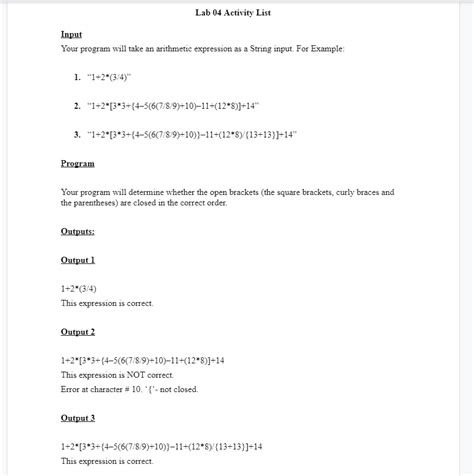 Solved Instructions Do It With Programing Language Java