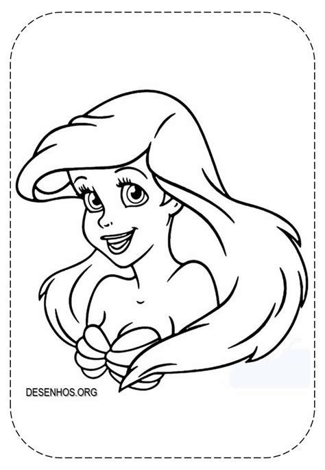 109 Desenhos Da Ariel Para Colorir E Imprimir Ariel Coloring Pages